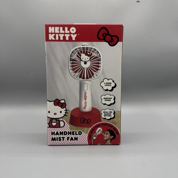 Sanrio | Other | Sanrio Hello Kitty Handheld Mist Fan New | Poshmark